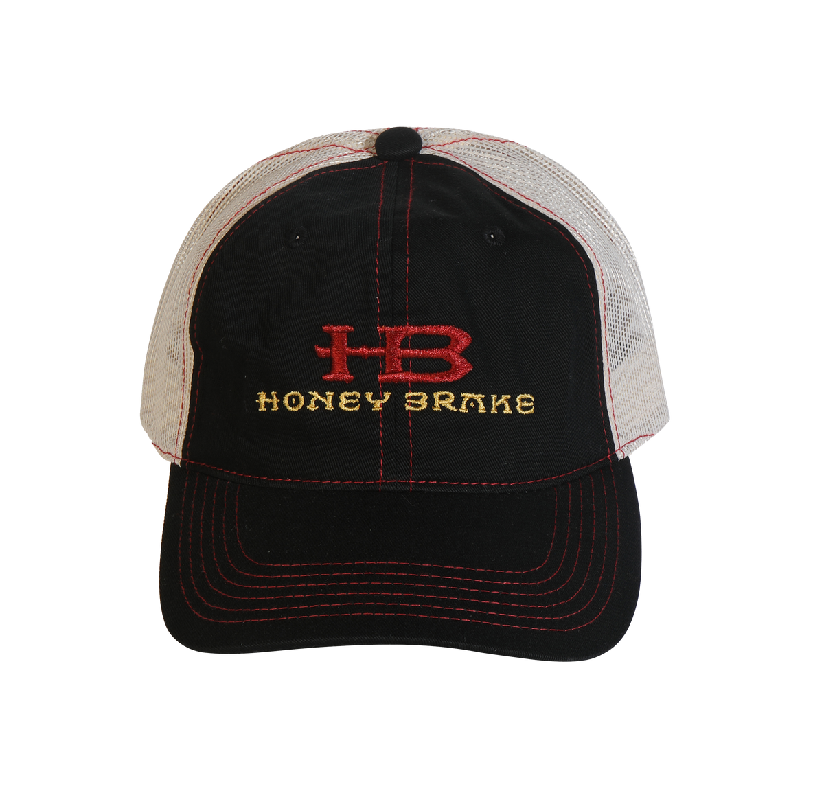 Honey Brake Black/White Mesh Hat