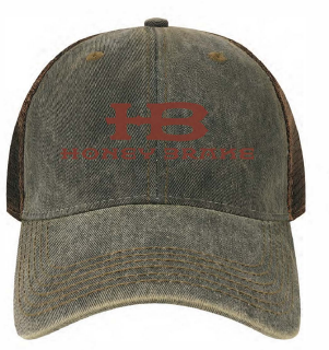 Honey Brake Greaser Mesh Back Trucker Black